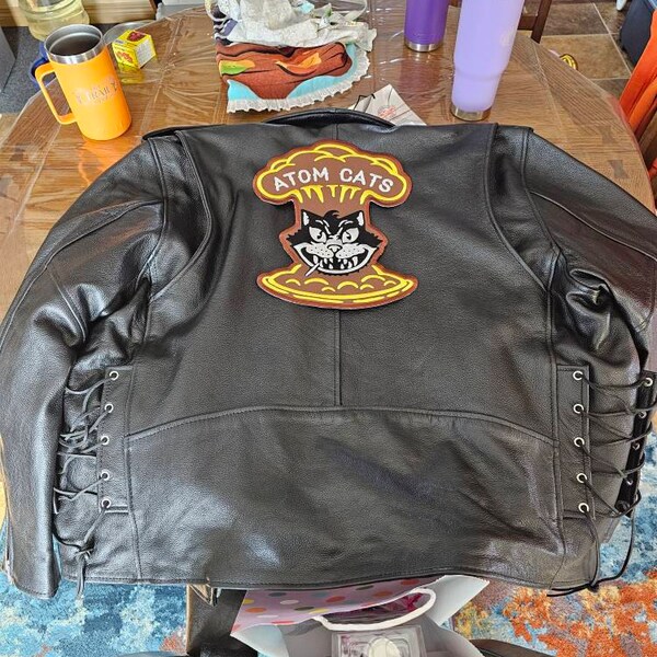 Atom Cats Patch Large Embroidered Fallout - Etsy