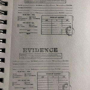 Evidence Label Rubber Stamp, Police Stamp, Top Secret Stamp, Mixed ...