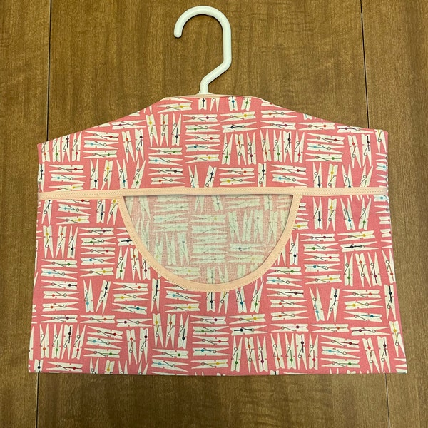 Clothespin Bag Sewing Pattern - How to Sew a Clothes Pin Carrier ...