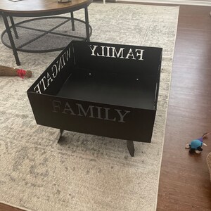 60 Inch Octagon Fire Ring Customized With Names Phrases or | Etsy