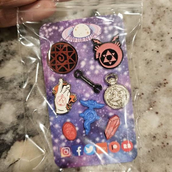 Mini Alchemist Enamel Pin Set FMA - Etsy