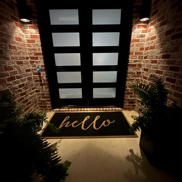 The Most Durable an Elegant Custom Door Mat Available. Infinity Custom ...