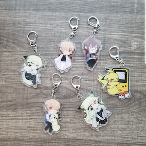 How to Keep a Mummy Keychain Mii-kun Anime Kawaii Cute Chibi - Etsy