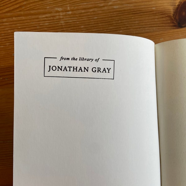 Library Stamp, Book Stamp, Self Inking, From the Library of Stamp, Book ...