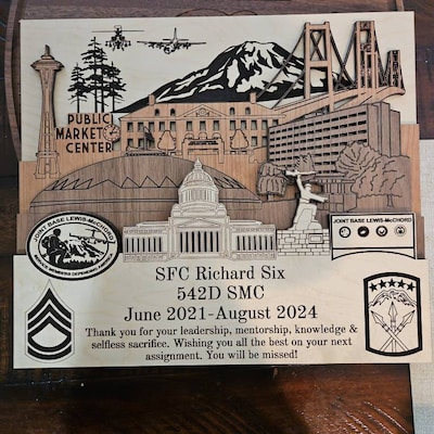 EDWARDS Air Force Base 3D Custom Wood Plaque PCS RETIREMENT Gift - Etsy