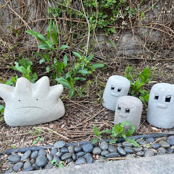 Funny Stone , Stone Face Figurine, Meme Funny Stone, Stone Carving Face ...