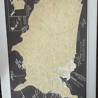 Thank You Card Vintage Map Card Wedding Thank You - Etsy