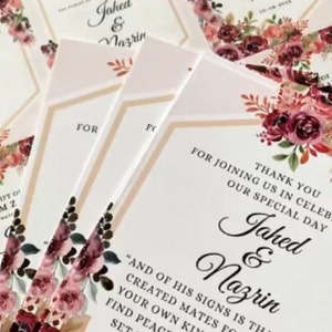 Personalised Nikkah Contract, Nikah Nama, Customised Muslim Marriage ...