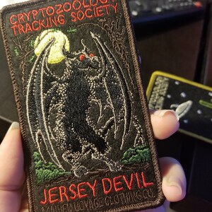 Jersey Devil Patch Cryptozoology Tracking Society - Etsy
