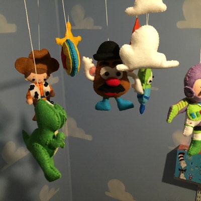 Toy Story Baby Mobile Nursery Toy Story Mobile Woody,potato Head,buzz ...