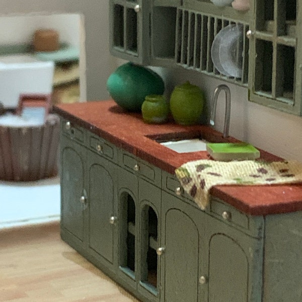 Dollshouse Miniature Quarter Scale ( 1/48) Kitchen KIT. - Etsy