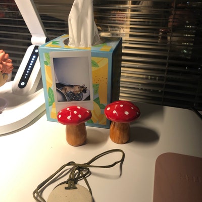 Ceramic Note Card Holder, Photocard Holder, Ceramic Mushroom , Photo ...