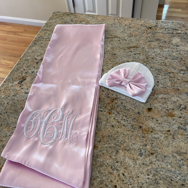 Monogrammed Laundry Bag - Personalized Monogram or Name on White, Black ...