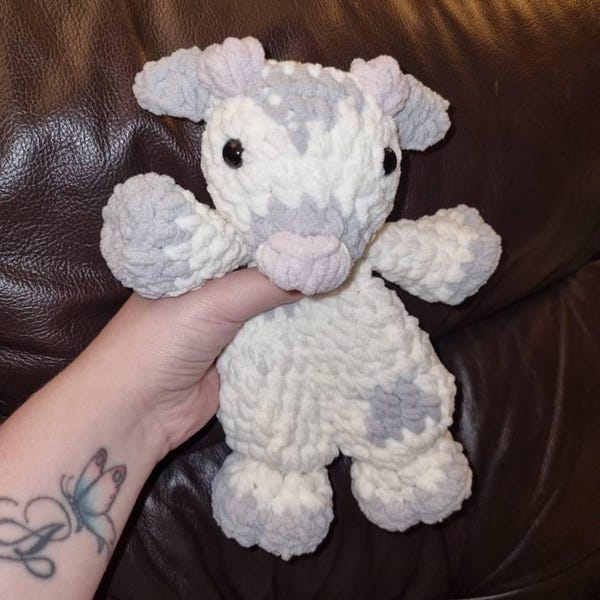 Crochet Baby Goat Lovey Pattern – Greta, No-sew Amigurumi (PDF Pattern ...