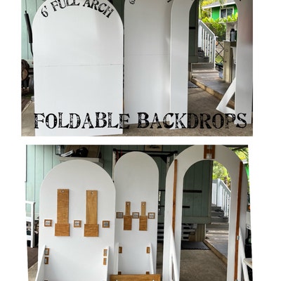 Foldable Open Arch PLANS With Measurements DIGITAL DOWNLOAD these Are ...