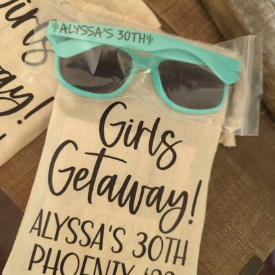 Girls Getaway Survival Kit, Hangover Kit Bags, Bachelorette Party, Girl ...