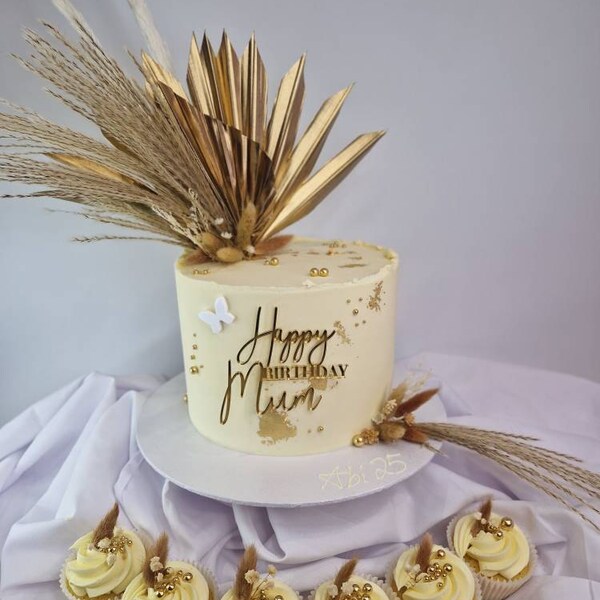 Happy Birthday Mummy Cake Charm - Cake Charms for Mum - Cake Toppers ...