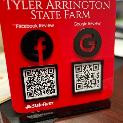 Pop up Shop Sign Multi QR Code QR Code Sign Instagram - Etsy