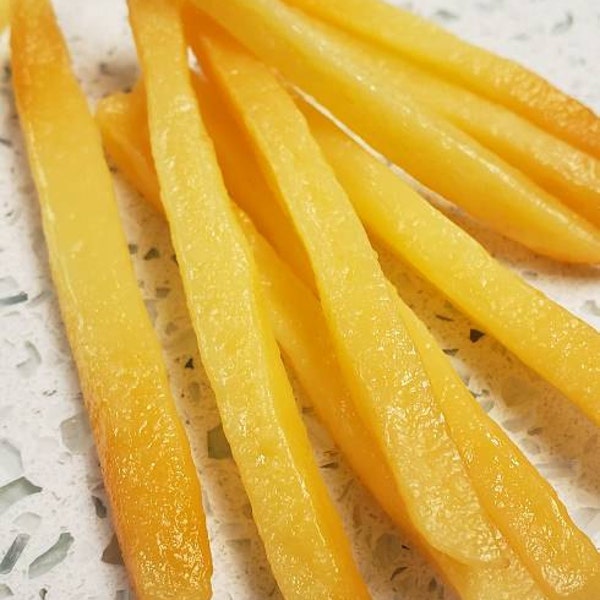 10pcs French Fries Large Realistic Imitation Fake Fast Food Chips Fried ...