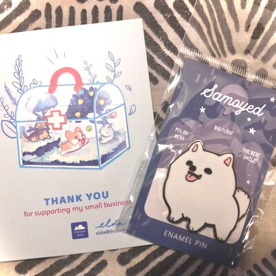 Samoyed Pin - Etsy