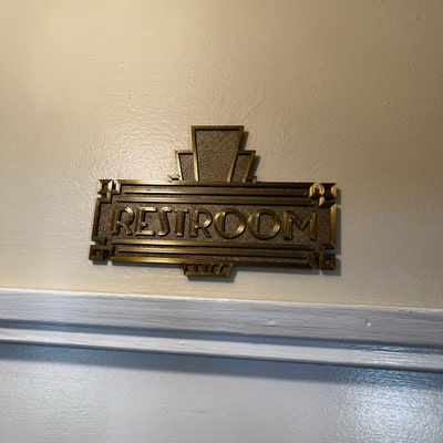 Custom Art Deco Sign Decor Home Art Deco 3D Printed Decoration Interior ...