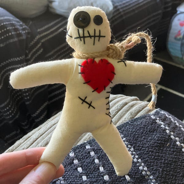 Handmade Voodoo Doll – Wiccan Altar, Protection Spell Poppet - Etsy