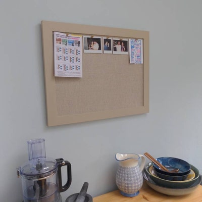 Hand Crafted Noticeboard / Bulletin Pin Board With Letter - Etsy UK