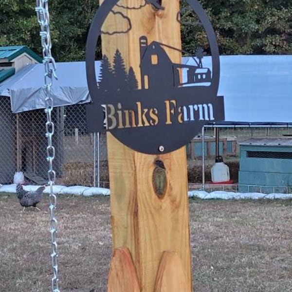 Metal Farm Barn Sign-metal Sign - Etsy
