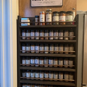 HERBS and SPICES SIGN, Original Design Herbs and Spices Sign, Unique ...