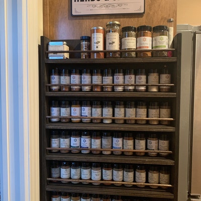 HERBS and SPICES SIGN, Original Design Herbs and Spices Sign, Unique ...