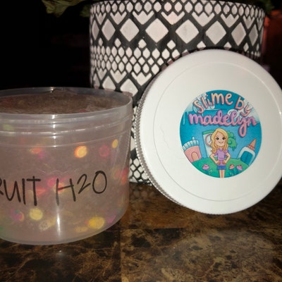 Clear Fruit Slime Detox Water Clay Fruit Slices Unscented Slime - Etsy