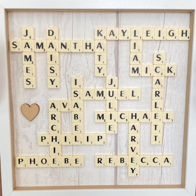 Dad Scrabble Birthday Card, Scrabble Birthday Card for Dad - Etsy