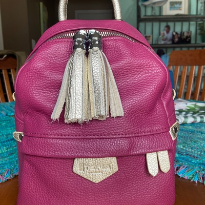 Brown Leather Backpack Small Leather Backpack Women Bag for - Etsy