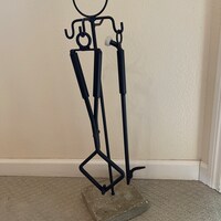 Fireplace / Box Stove Combo Ember & Ash Rake, Custom Length, Made by a ...