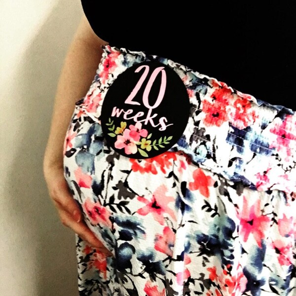 INSTANT DOWNLOAD PRINTABLE Pregnancy Stickers, Maternity Stickers ...