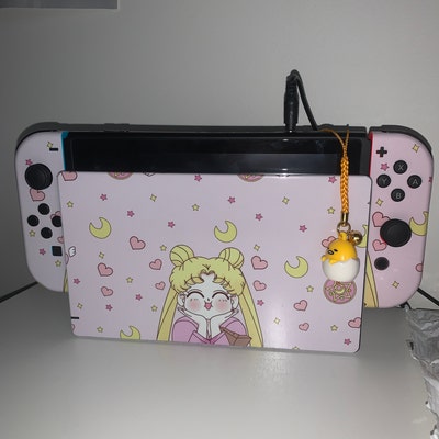 Anime Nintendo Switch Vinyl Sticker Cute Kawaii Anime Moon - Etsy