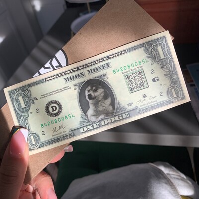 Doge Dollar Vinyl Sticker by Cryptochips set of 10 High Quality ...