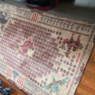 Colourful Evil Fantasy Skull Design Carpet, Gothic Floral Skull Carpet ...