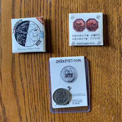 I Win/you Lose Decision Maker Coin - Etsy