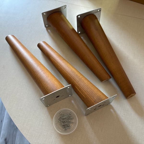 4 Pcs of Sofa Leg - Cabinet Leg - TV Unit Leg - Wooden Design Furniture ...