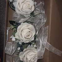 Boho Bridal Bouquet, Blush Pink and Blue Wedding Bouquet, Wedding ...