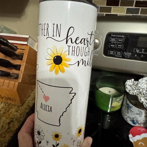 Custom Long Distance Tumbler, Long Distance Gift, Aunt Tumbler Gift ...