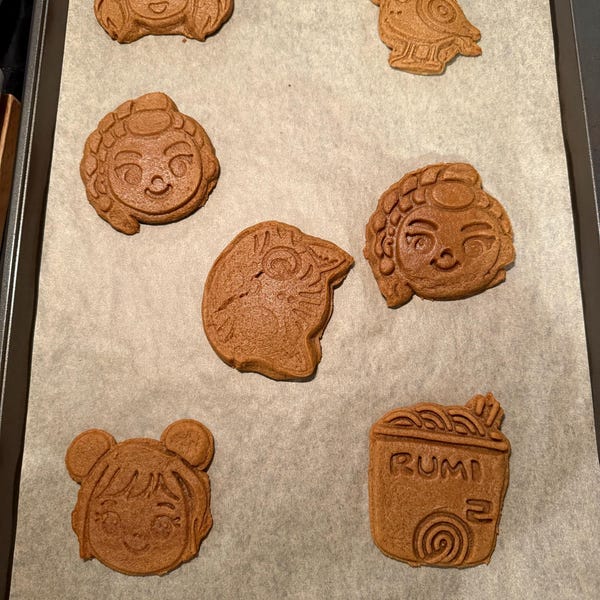 12-piece K-pop Huntrex Cookie Cutter Set – Rumi, Zoey & Mira Idol ...