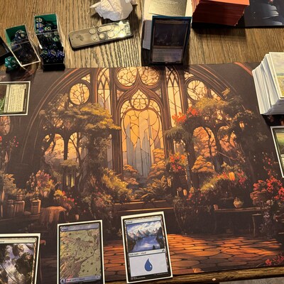 Aztec Octopus Desk Mat, Aesthetic XL Desk Pad, Geometric Mouse Pad, Red ...