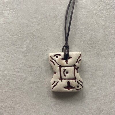 Japor Snippet Inspired Clay Pendant two Sizes Available - Etsy