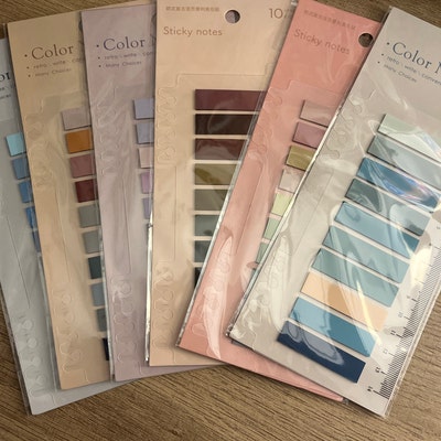 Oil Painting Landscape Sticky Notes, Self-stick Note Pads for Easy to ...