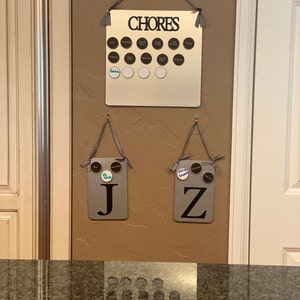 Standing to Do / Done Magnetic Chart | Etsy