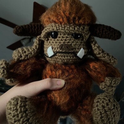 MADE TO ORDER Large or Small Ludo From the Labyrinth Plush Crochet ...