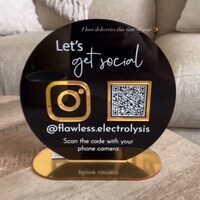 Mini QR Display Sign - Etsy UK