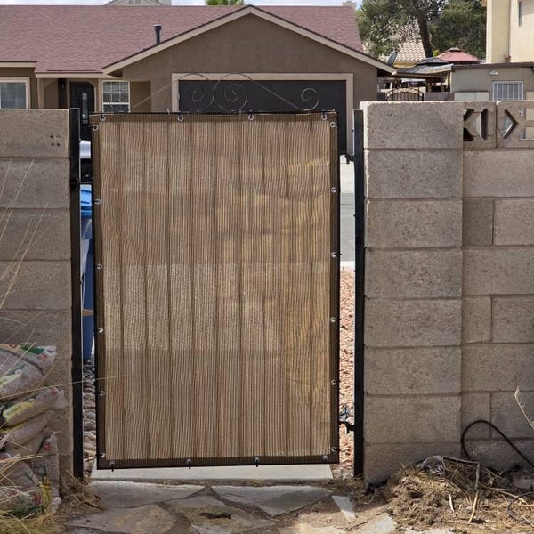 Custom Sized Gate Privacy Screen Panel-shade & Privacy Barrier for Gate ...